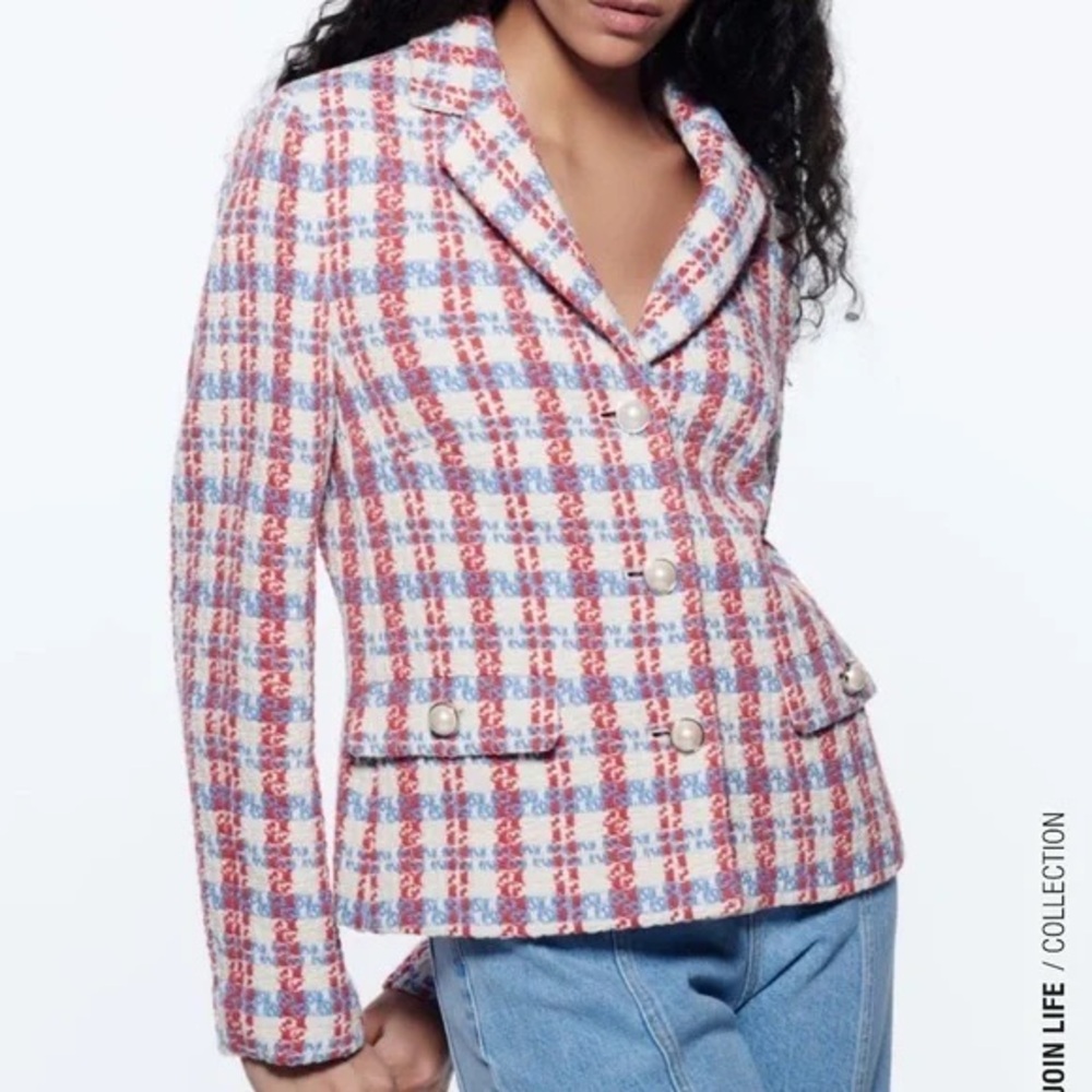 Zara Tweed Jacket - Gem